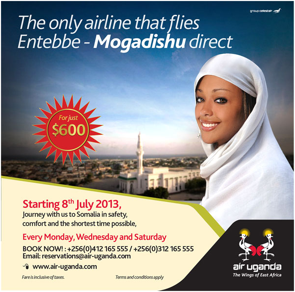 Air Uganda sets date for Mogadishu flights - ATC News by Prof. Dr ...