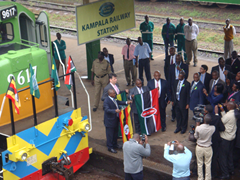 Uganda welcomes new RVR locomotives - ATC News by Prof. Dr. Wolfgang H ...