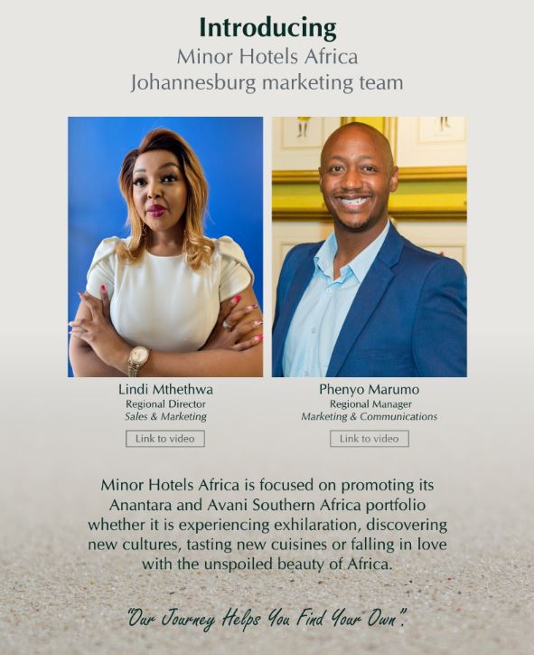 MINOR HOTELS AFRICA’s by-line ‘Life Is a Journey’ which seems the ...