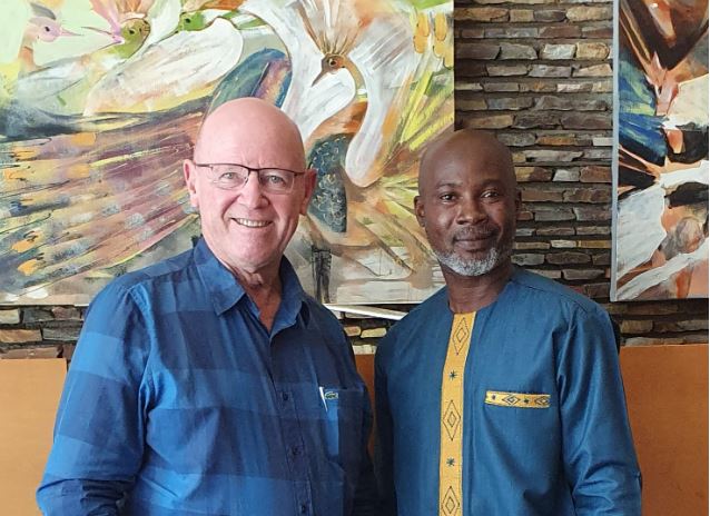 Alain St.Ange & Emmanuel Frimpong hold a Tourism support meeting in ...